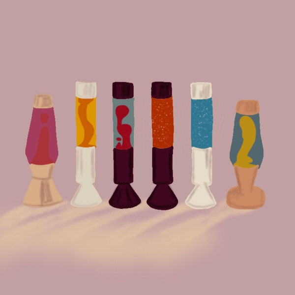 Lava Lamp Wall - Etsy