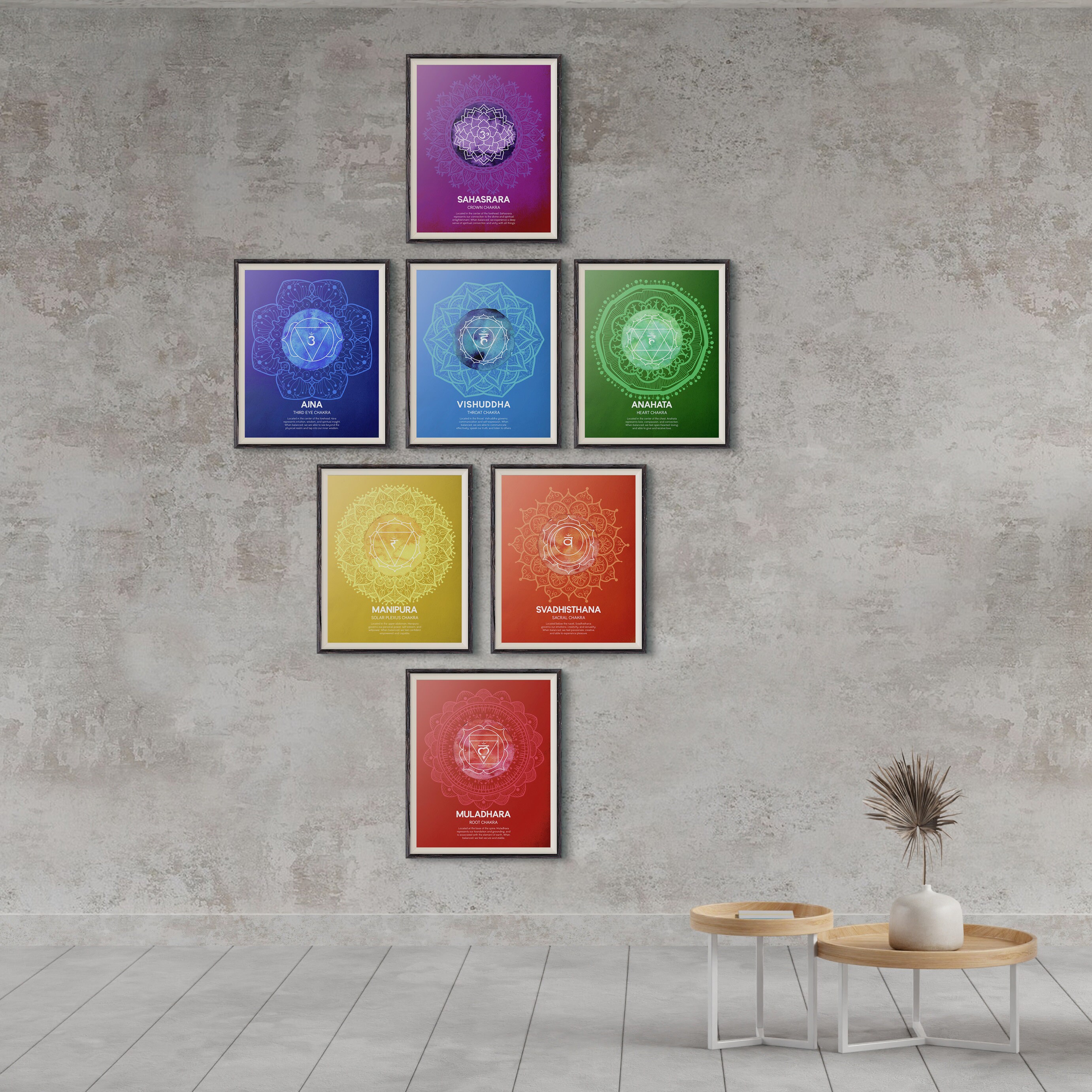 7 Chakras Collection - Buy the Set and Save, Printable Art, Printable ...
