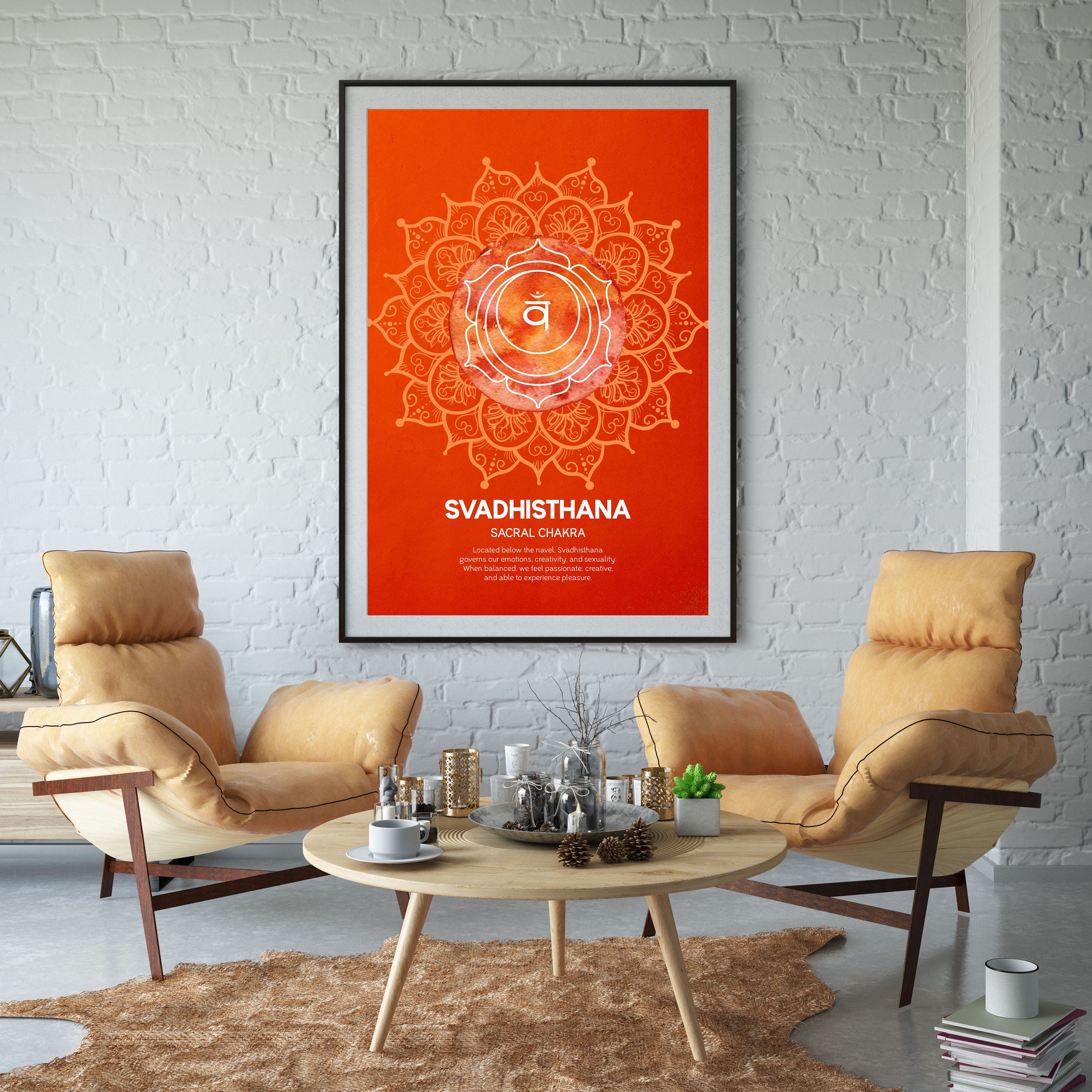 Chakras Svadhisthana Sacral Chakra, Printable Wall Art, Printable ...