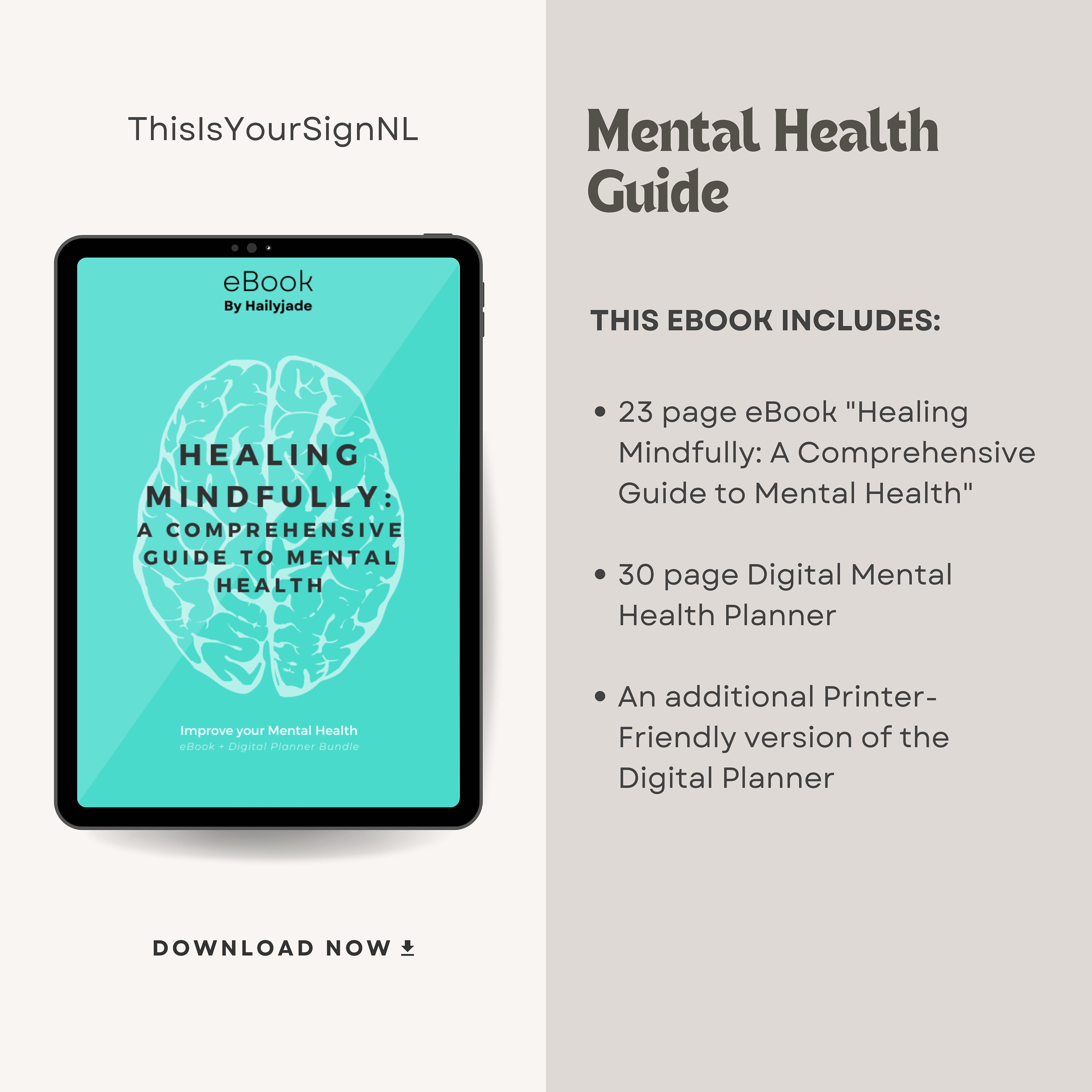 A Comprehensive Guide to Mental Health Ebook Digital Planner Bundle ...