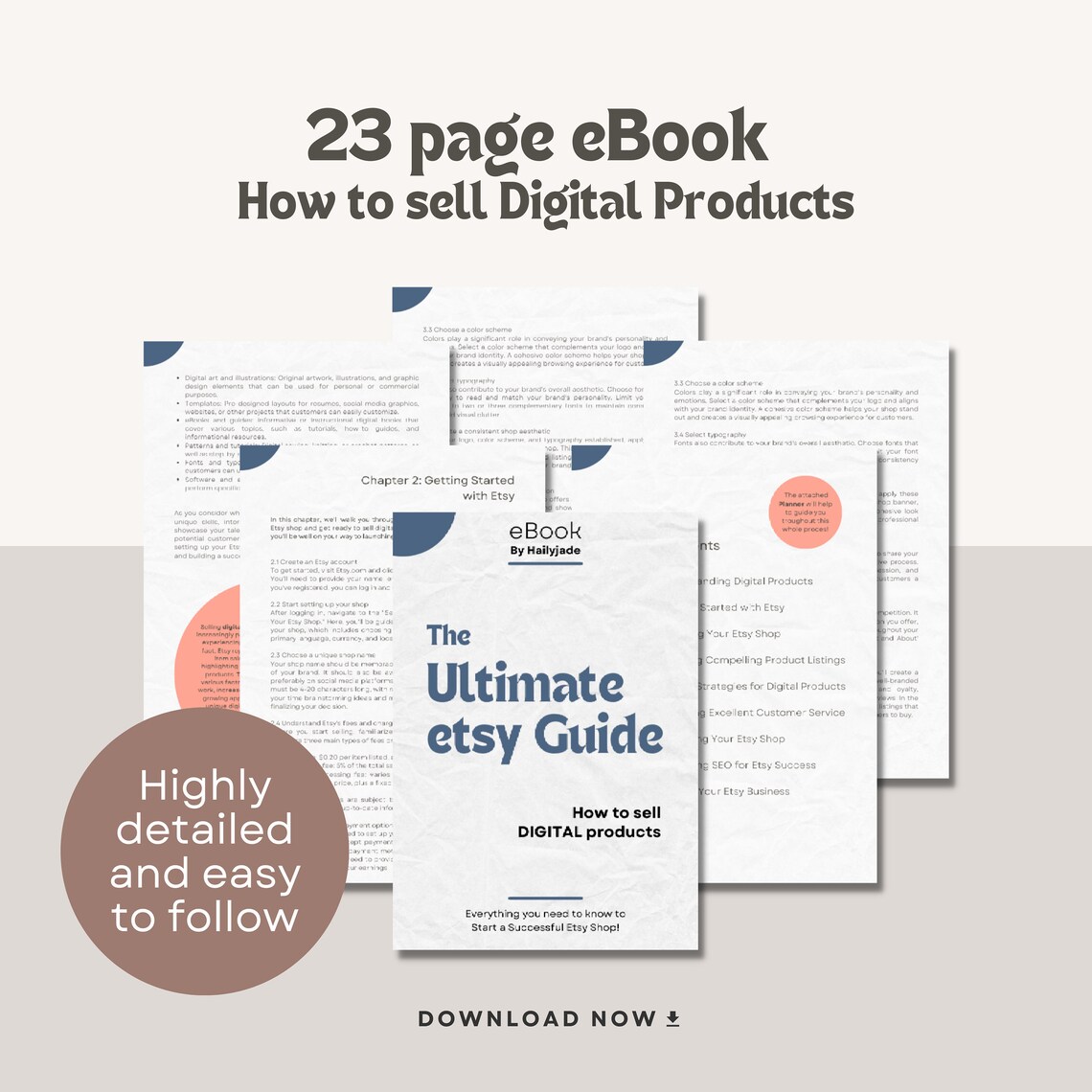 How to Sell Digital Products, Etsy Ebook Bundle | 550+ Product Ideas ...