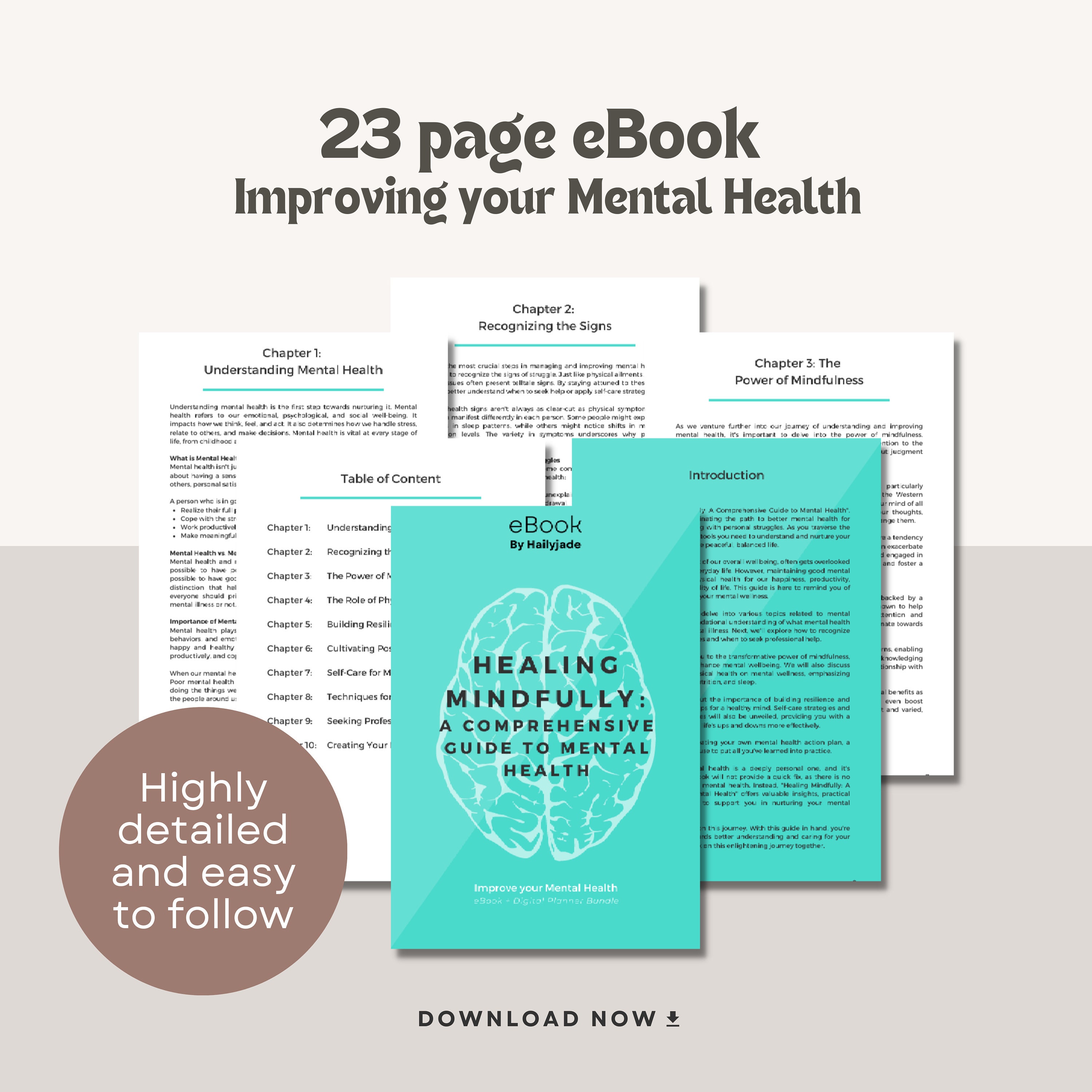 A Comprehensive Guide to Mental Health Ebook Digital Planner Bundle ...