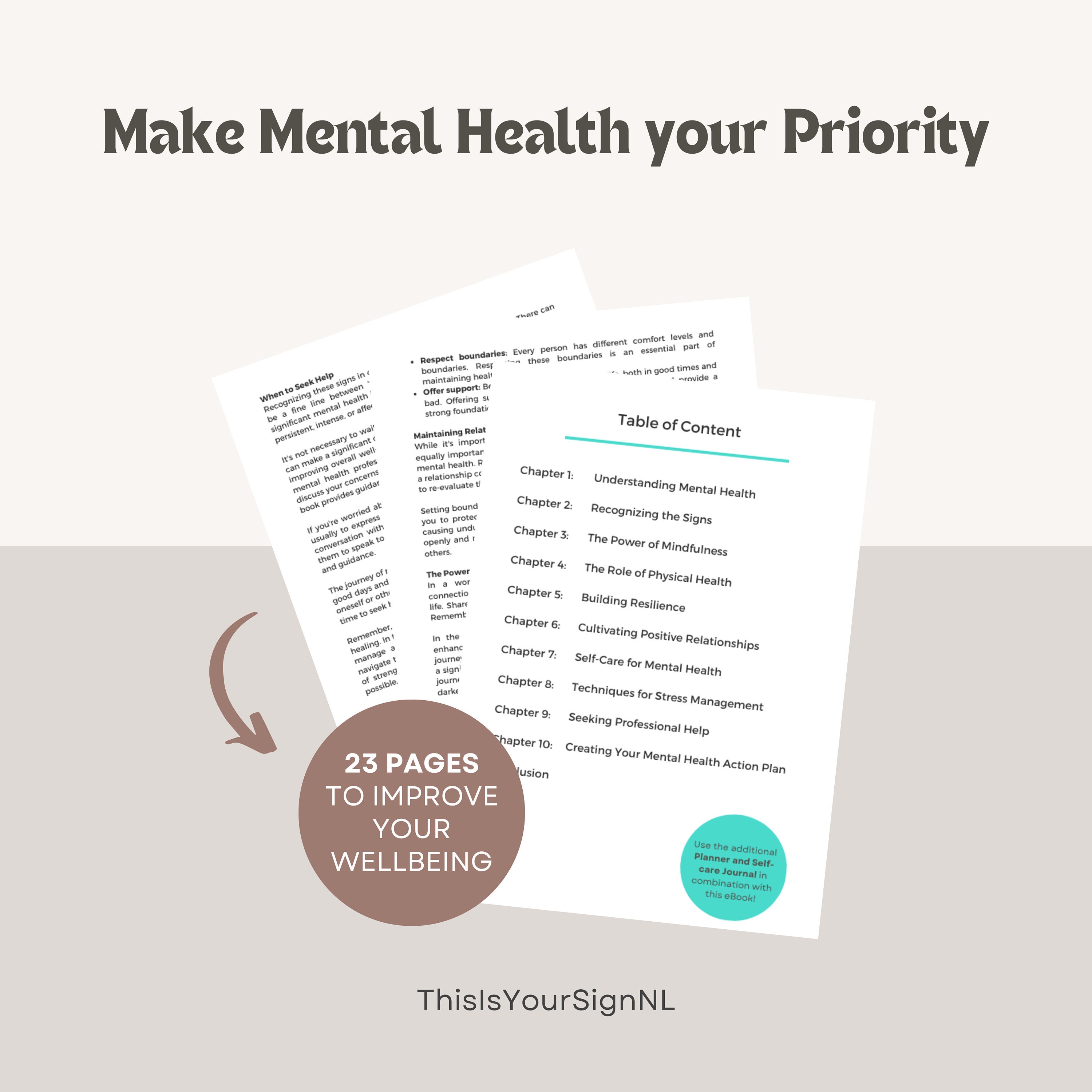A Comprehensive Guide to Mental Health | Ebook + Digital Planner Bundle ...