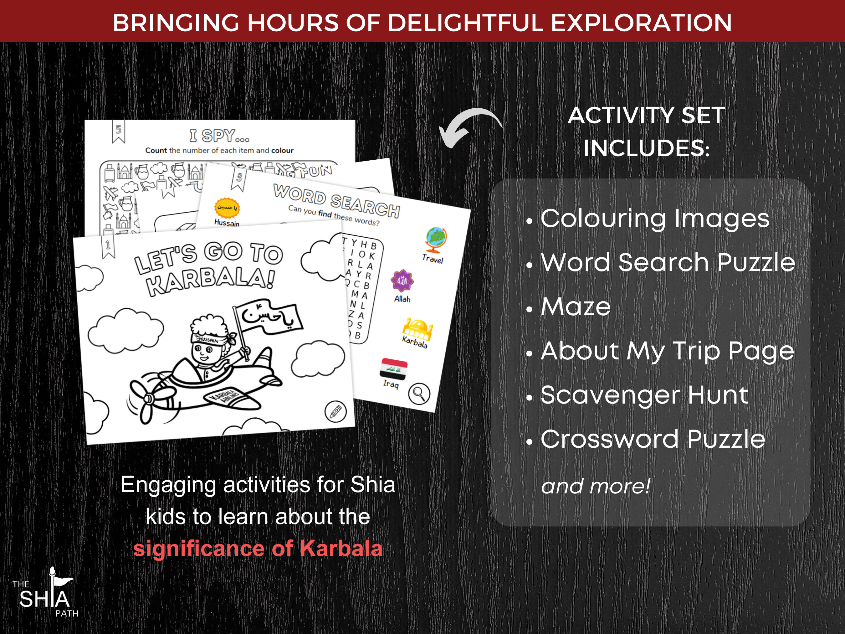 Karbala Activity Set | 15 Page Bundle | Printable Activities for ...
