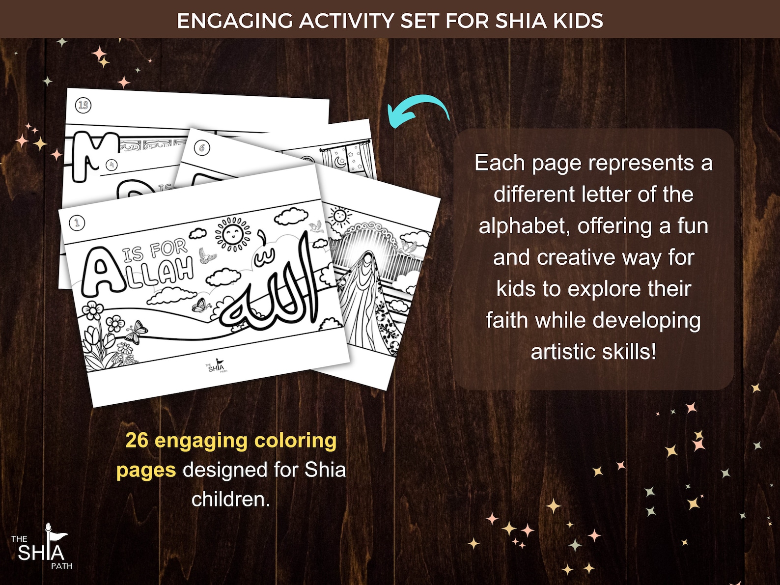 Shia Colouring Pages | Printable Activity Set for Shia Kids | Muharram ...