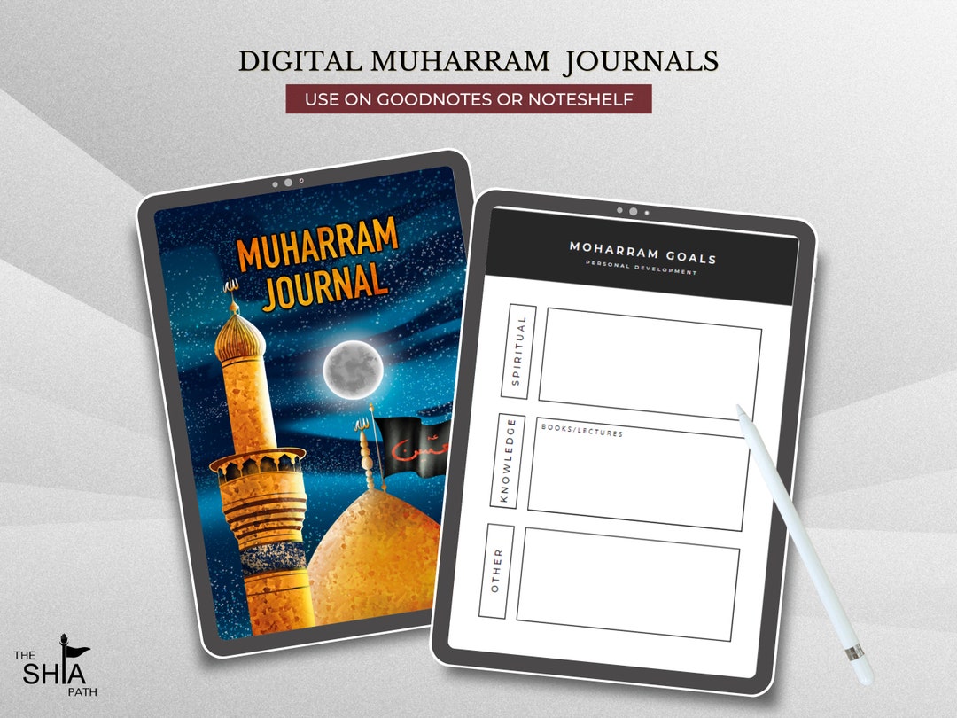 Muharram Journal | Digital PDF | Instant Download | Shia Planner ...