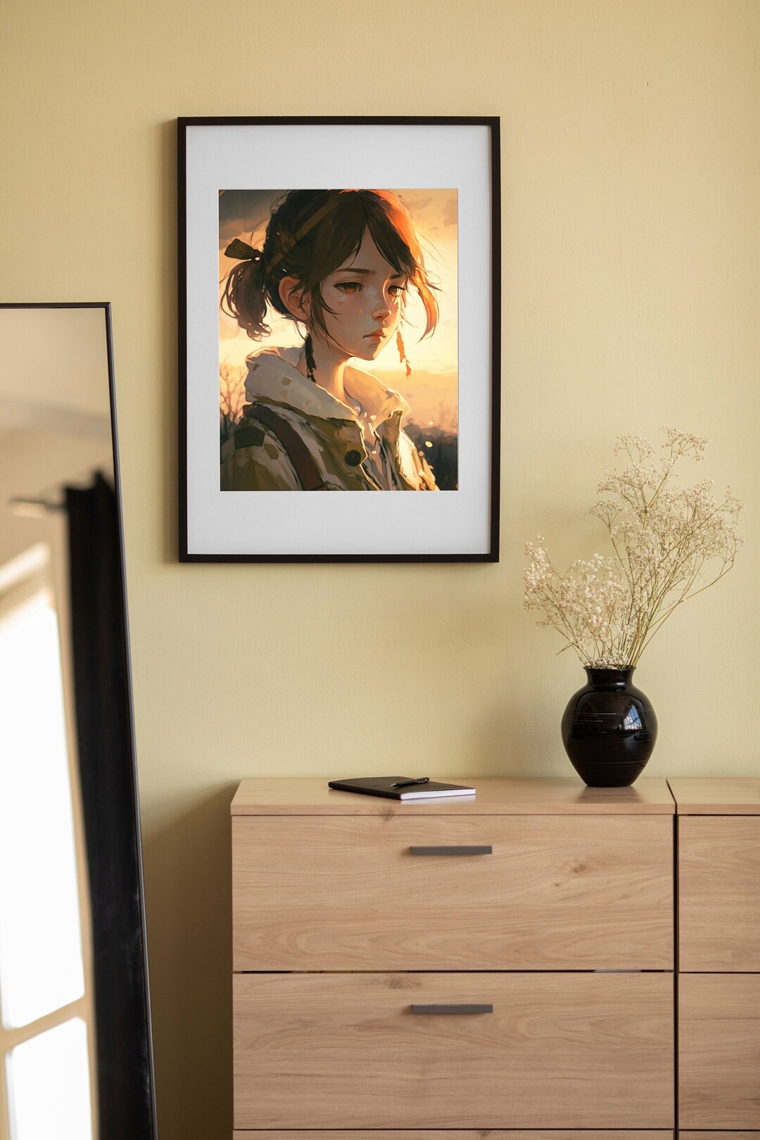 Sad Girl on Mountain Top - Instant Digital Download - Printable ...