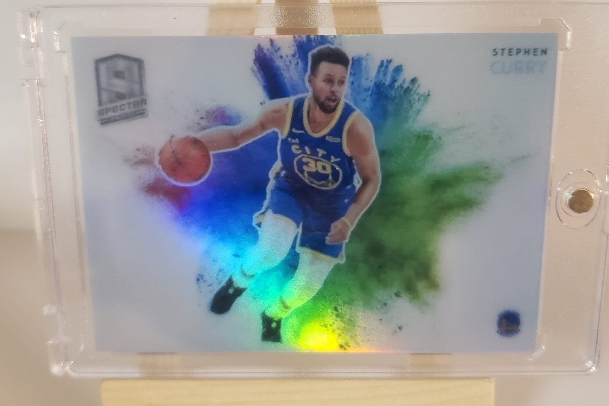 Stephen Curry 2020-2021 Panini Spectra Color Blast 2 Novelty Basketball ...