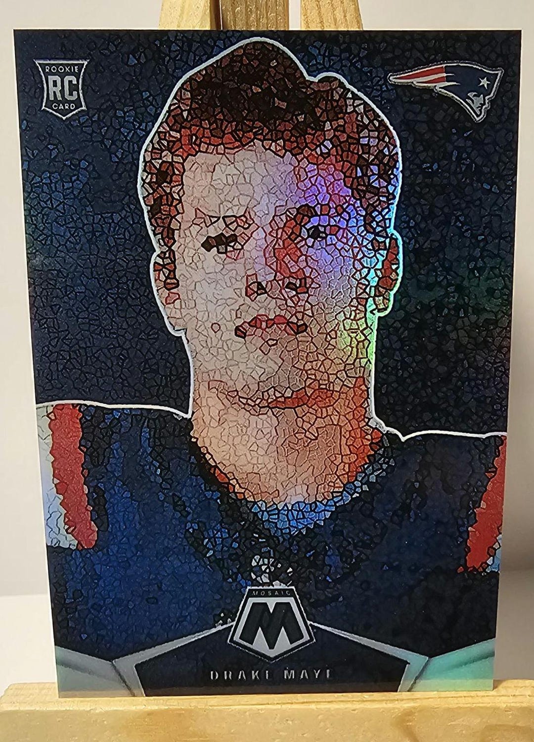 Drake Maye 2024 Panini Mosaic Football Micro Mosaic No. MM-DME Rookie ...