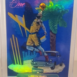 Lebron James 2020-2021 Panini One and One Downtown No. 3 Novelty NBA ...