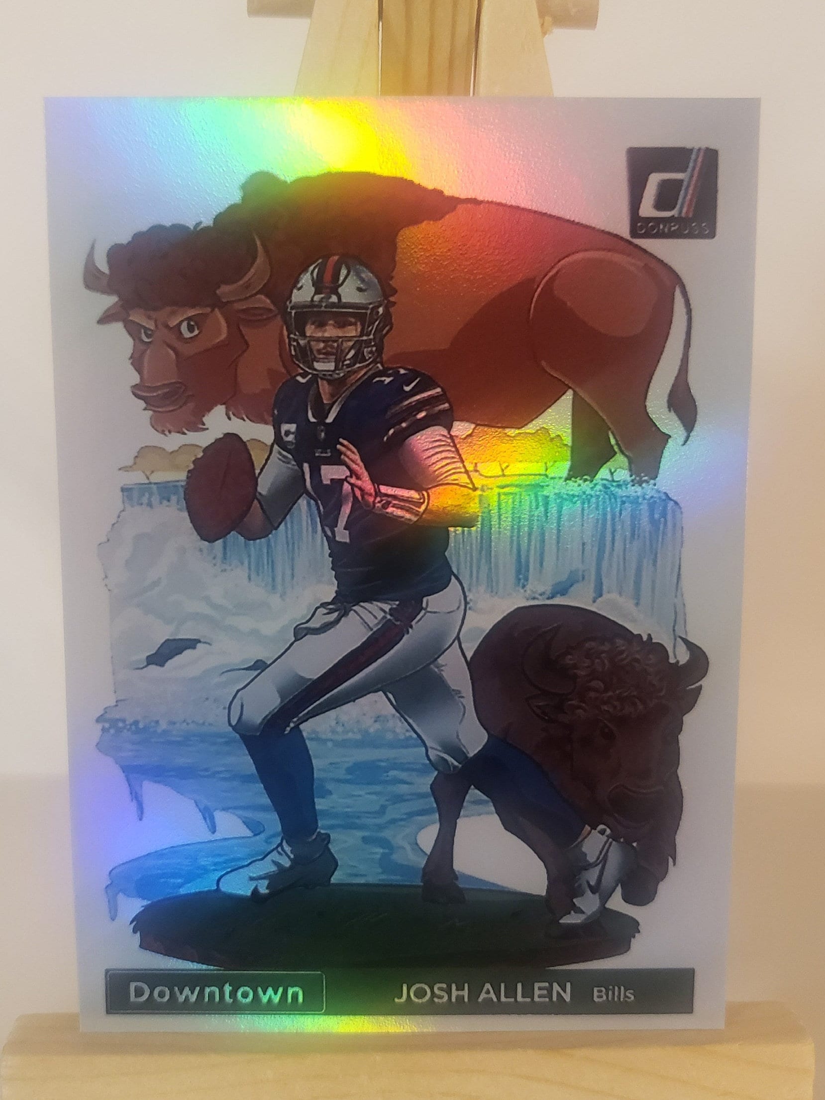 Josh Allen 2022 Panini Donruss Downtown Novelty Football Card - Etsy