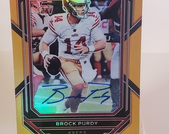 Signed Brock Purdy Card Niners - Etsy