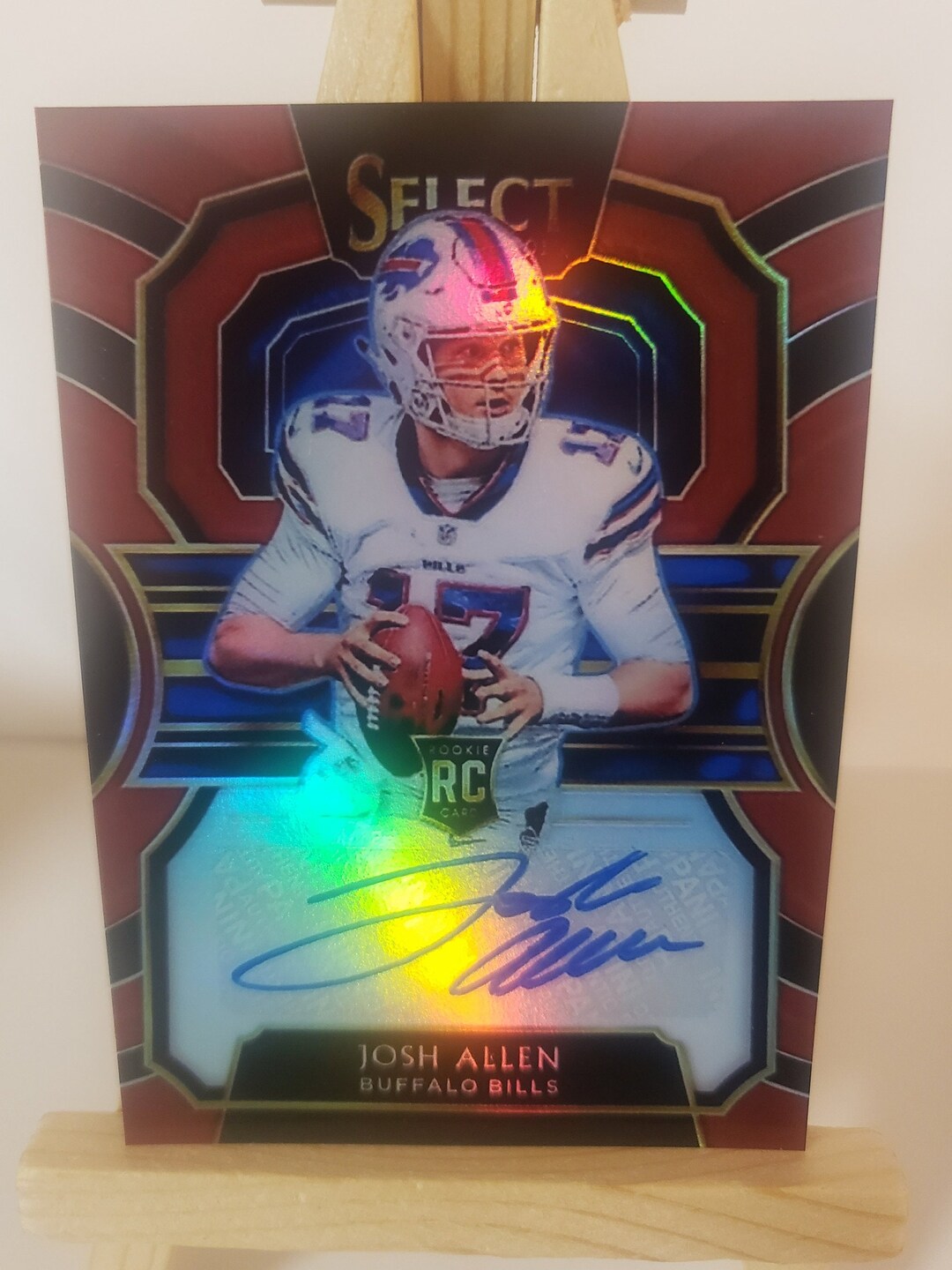 Josh Allen 2018 Panini Prizm Select Maroon Prizm Auto Rookie NFL ...