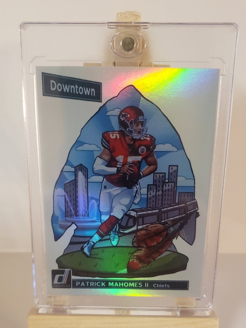 Patrick Mahomes 2018 Donruss Downtown Novelty Football Card - Etsy