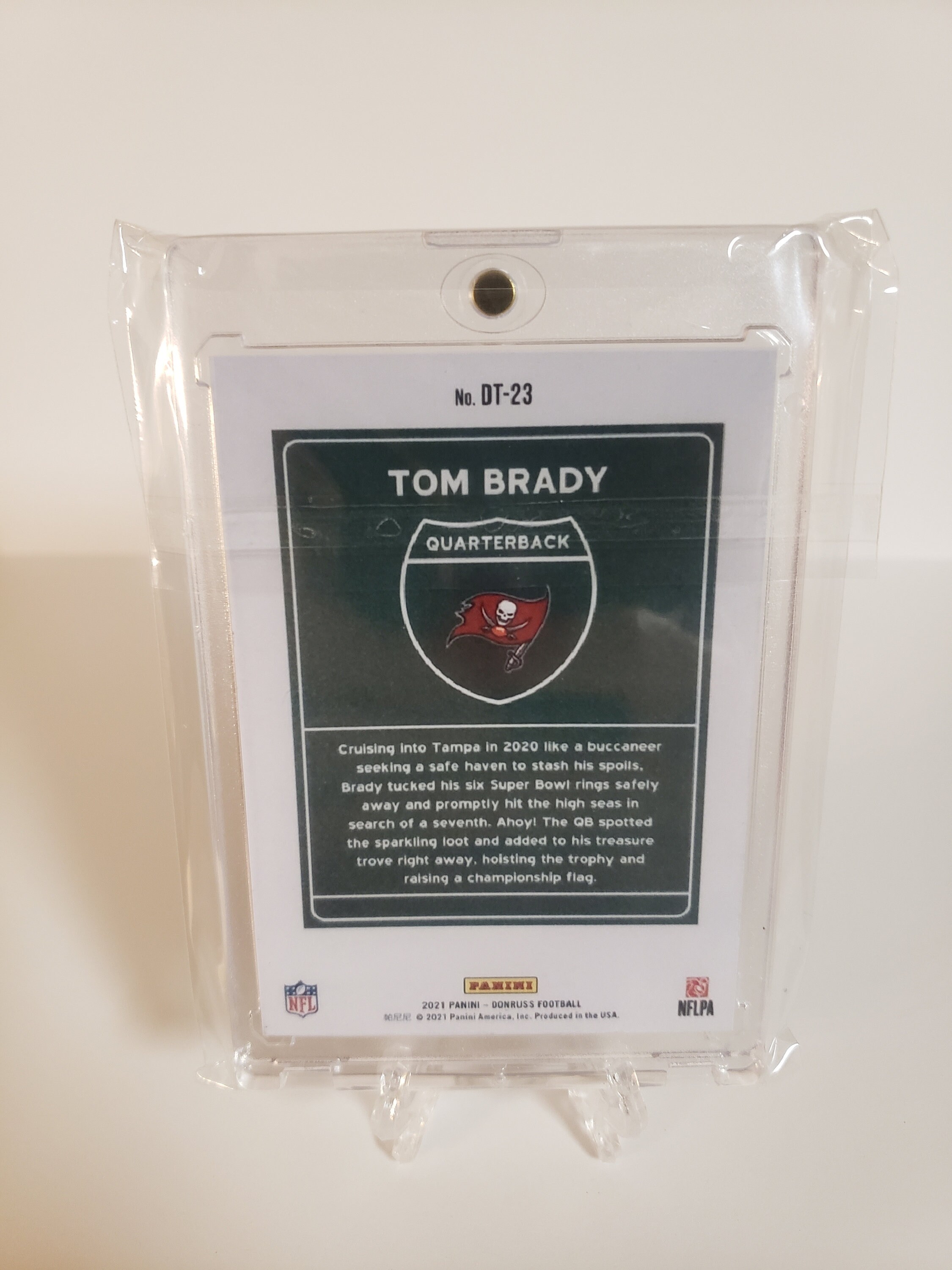 Tom Brady 2021 Donruss Downtown DT-23 Novelty Football Card - Etsy