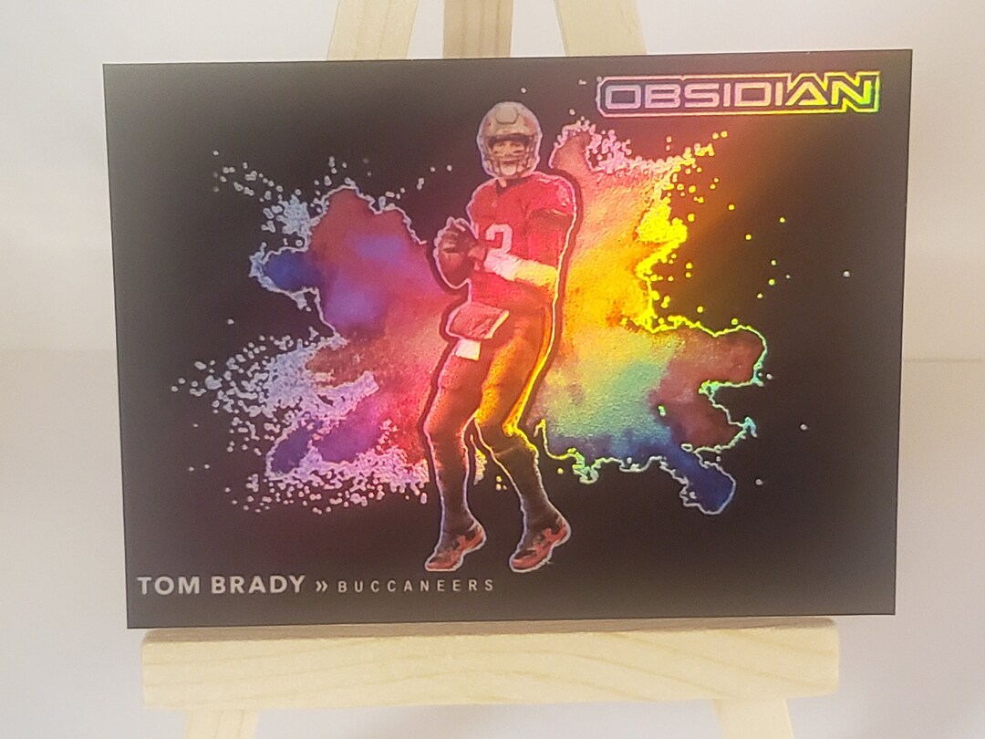 Tom Brady 2020 Panini Obsidian Color Blast Novelty NFL Football Card ...