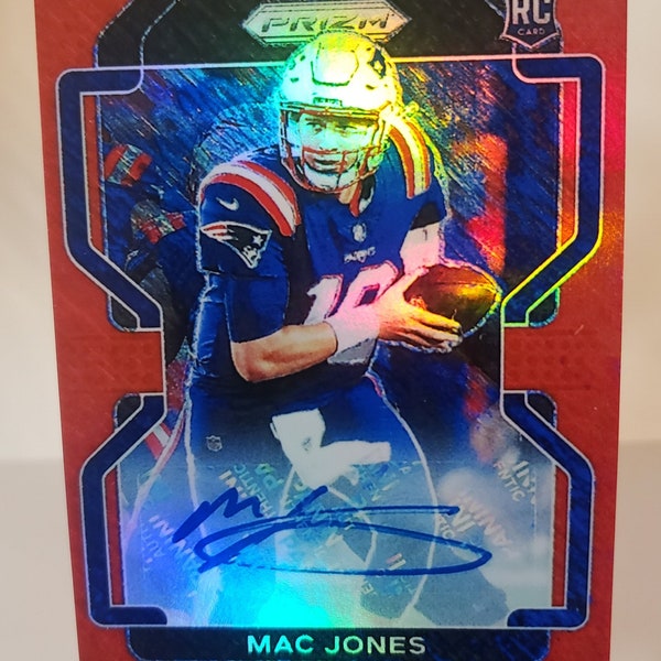 Mac Jones Rookie Card - Etsy