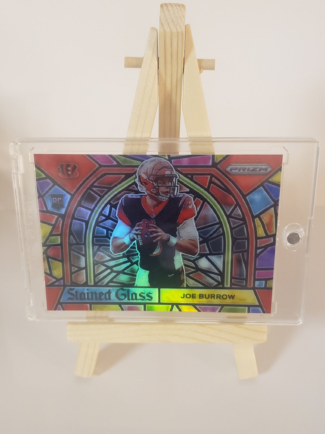 Joe Burrow 2020 Prizm Stained Glass #16 Novelty Football Card Reprint ...