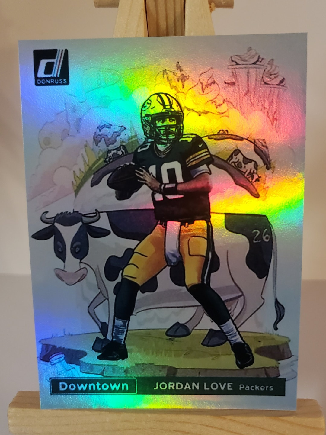 Jordan Love 2021 Donruss Downtown #D-JL Novelty NFL Football Card ...
