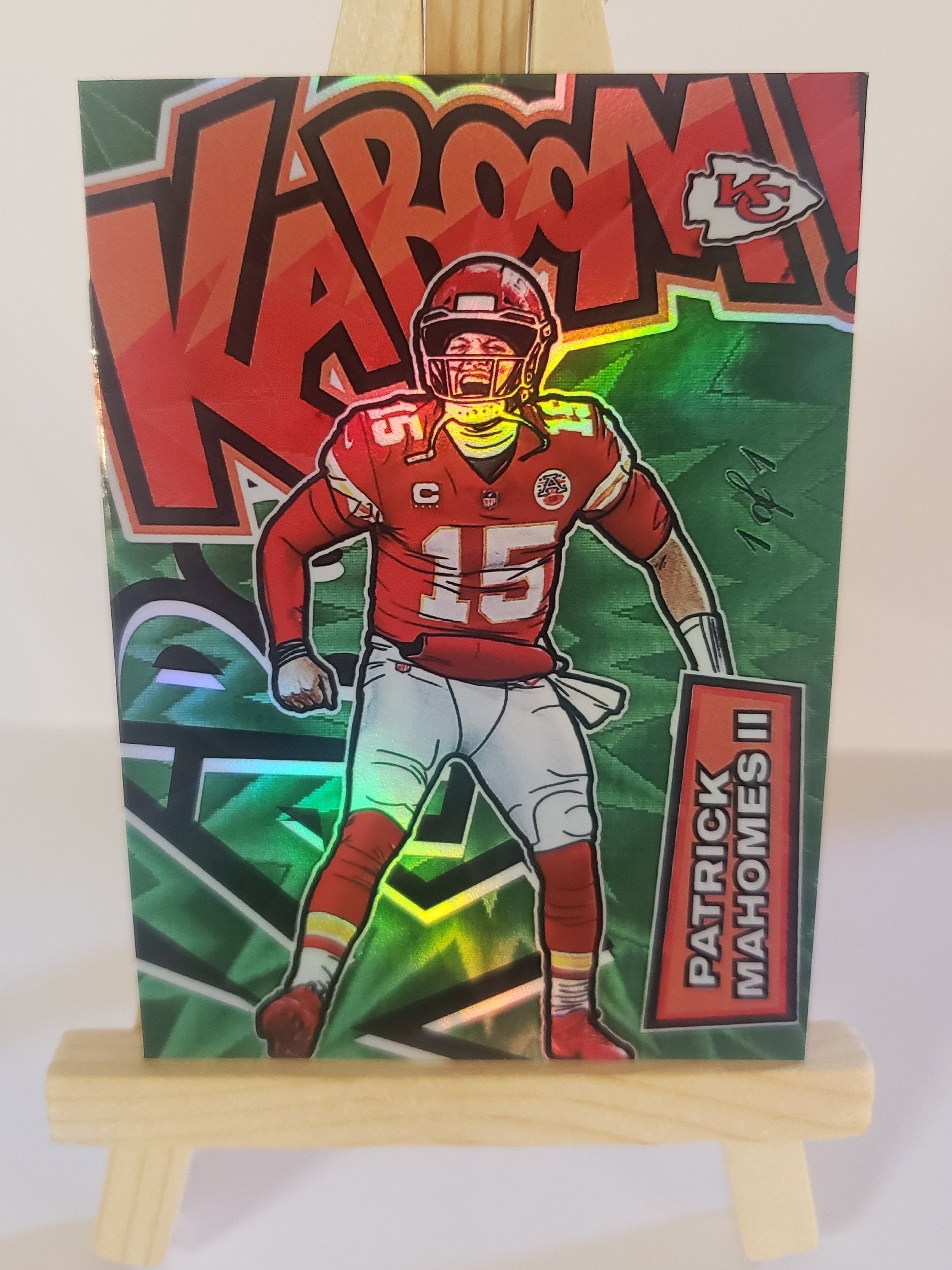 Patrick Mahomes 2022 Panini Absolute Kaboom Novelty NFL - Etsy