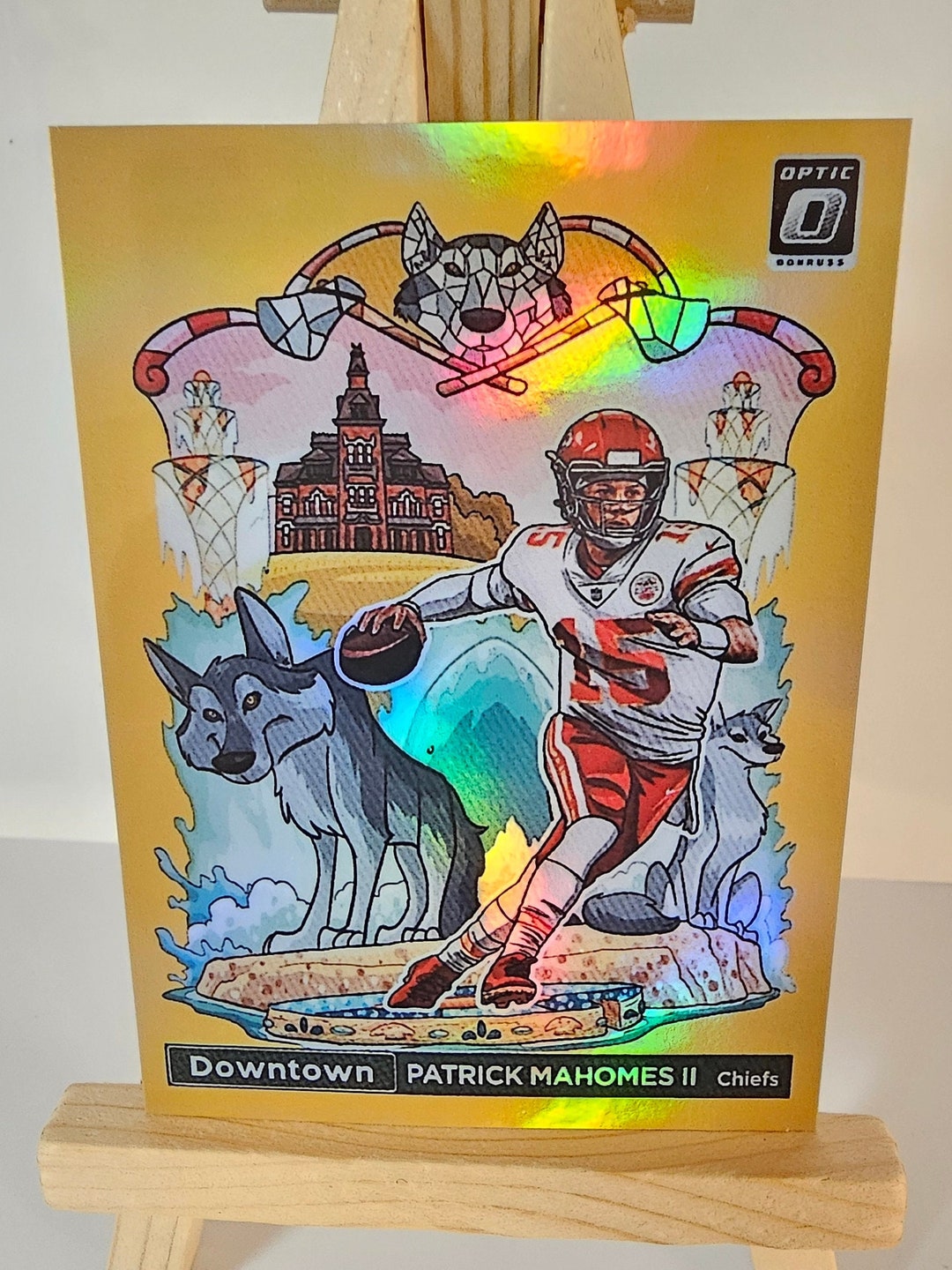 Patrick Mahomes 2022 Donruss Gold Downtown #DT-PM Novelty NFL Football ...