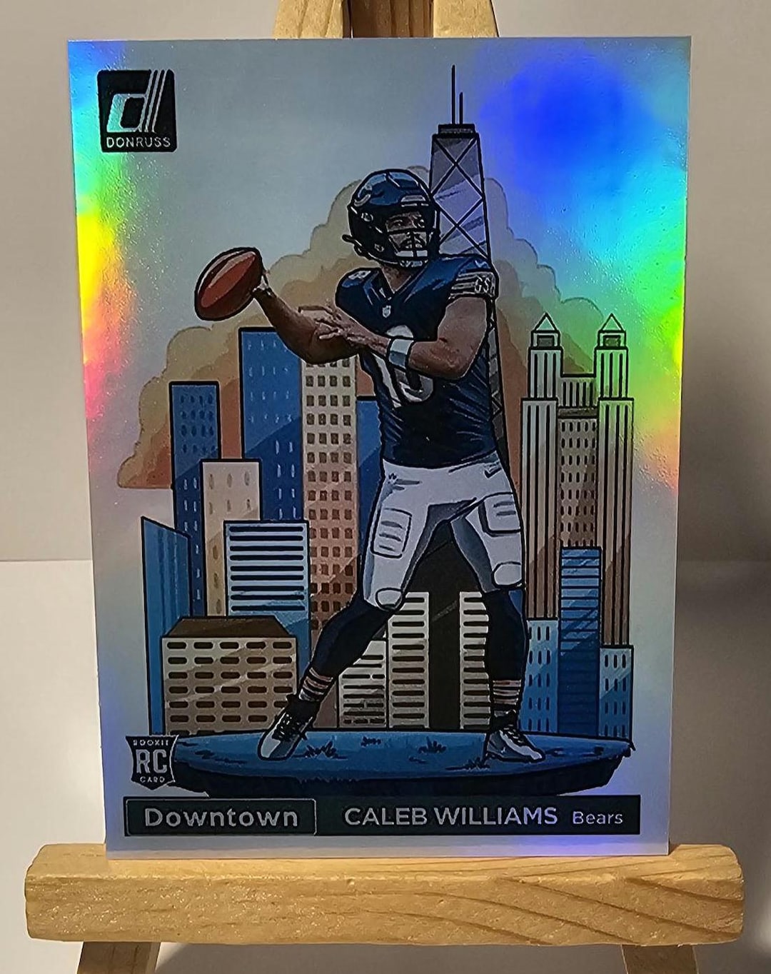 Caleb Williams 2024 Panini Donruss Downtown No. 21 Rookie NFL Football ...