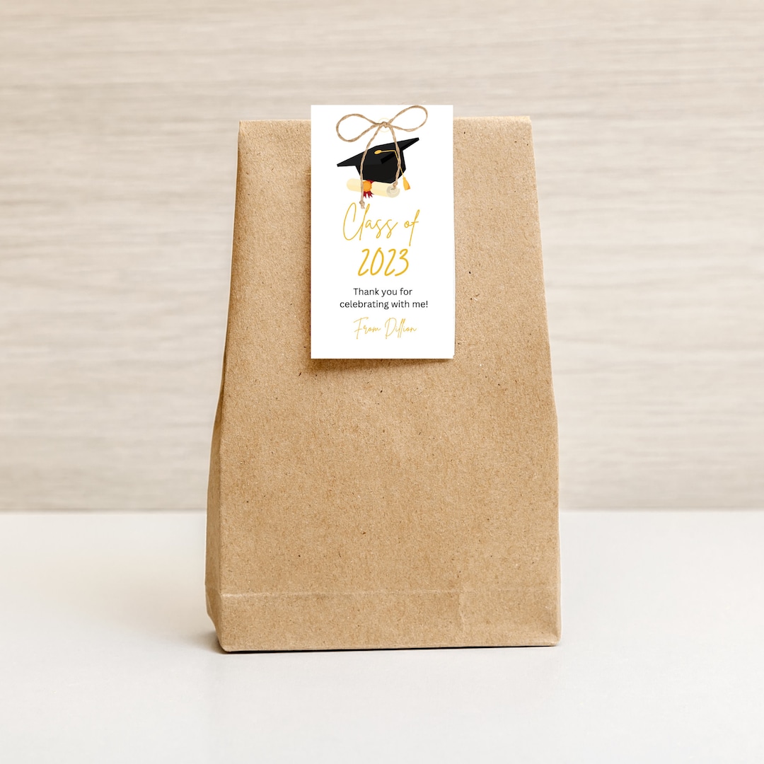 Graduate Gift Tag, Graduation Cap Tag, Congrats Gift Tag, Party Favour ...