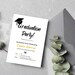 Graduation Party Invitation, Class of 2024, Editable Invite, Printable ...