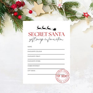 Secret Santa, Kris Kringle Gift Swap, Gift Exchange, Secret Santa Party, Information List ...
