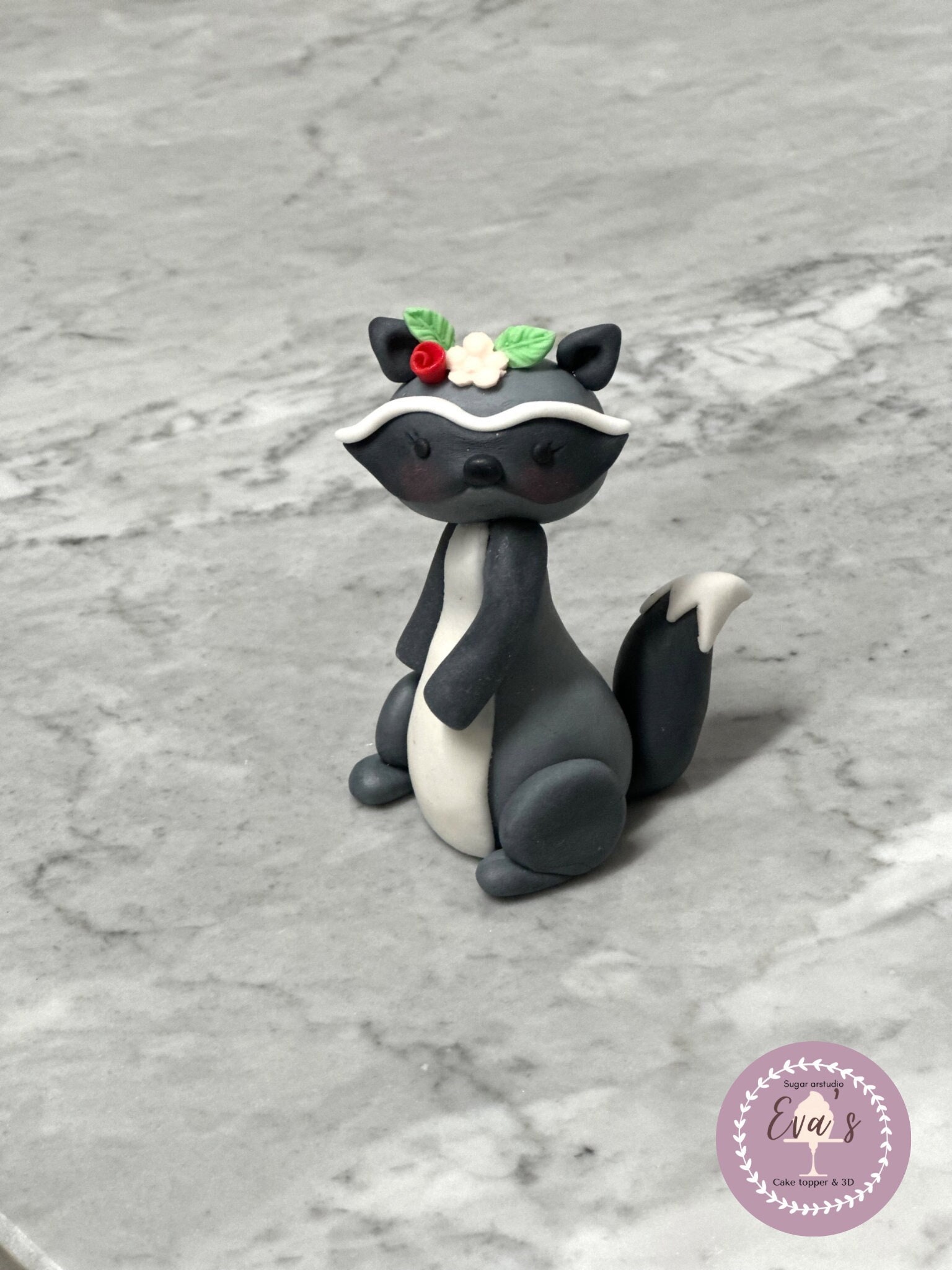 Cake Topper enchanted Forest, badger, woodland, Sugar Paste Cake ...