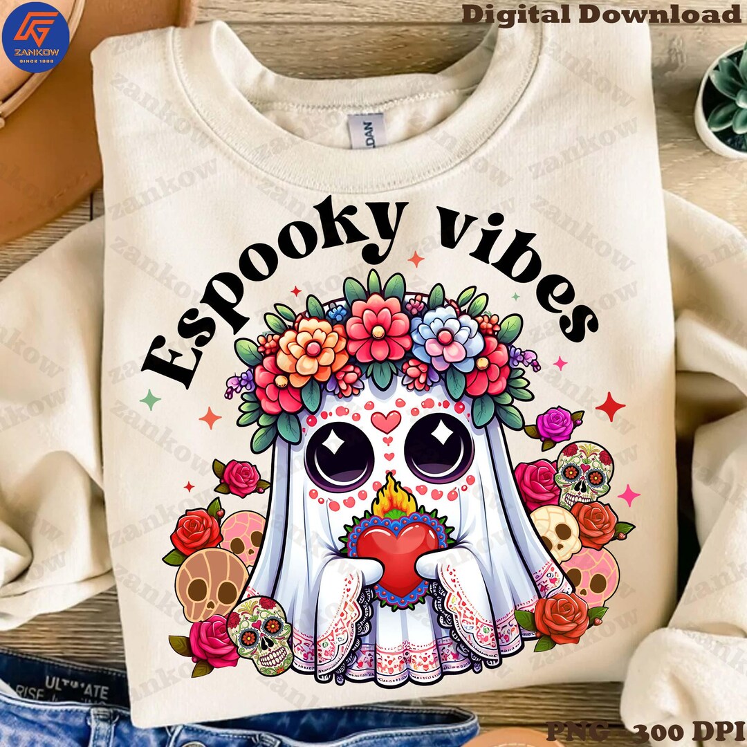 Mexico Ghost Png, Spooky Conchas Png, Pan Dulce Png, Hispanic Halloween ...