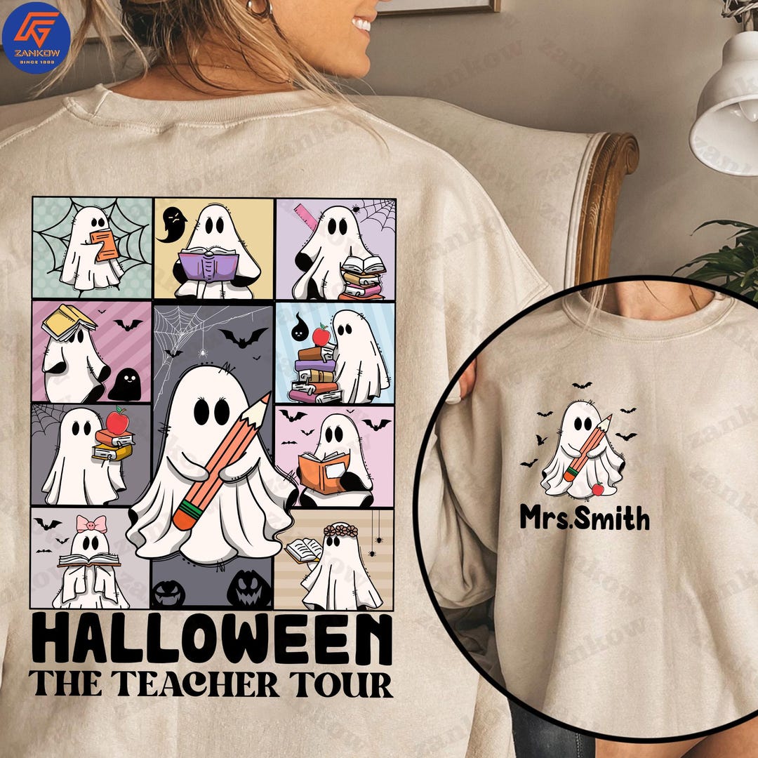 Halloween Teacher Era Tour Png, Teacher Halloween Png, Spooky Teacher ...