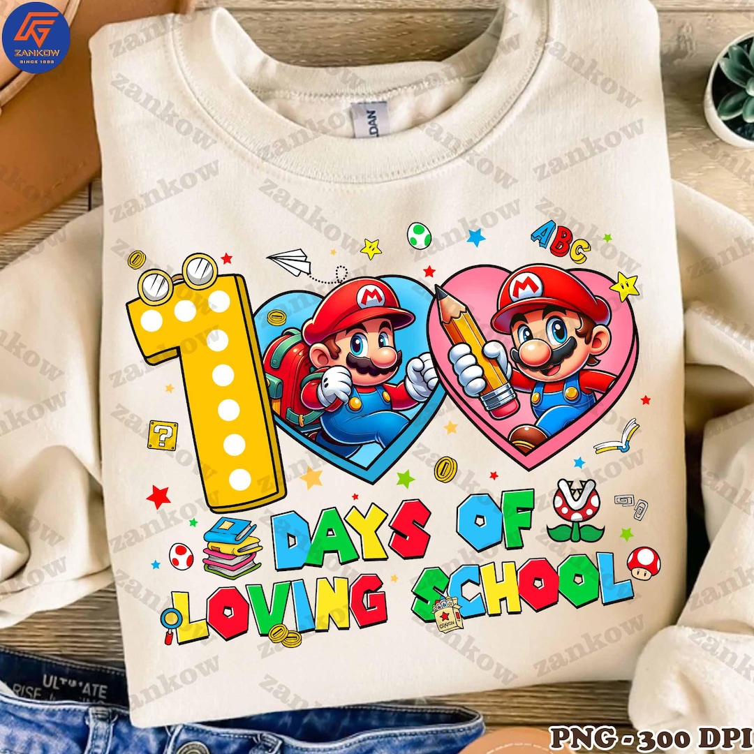 100 Days of Loving School Cartoon Png, Super Cartoon Character Png, 100 ...