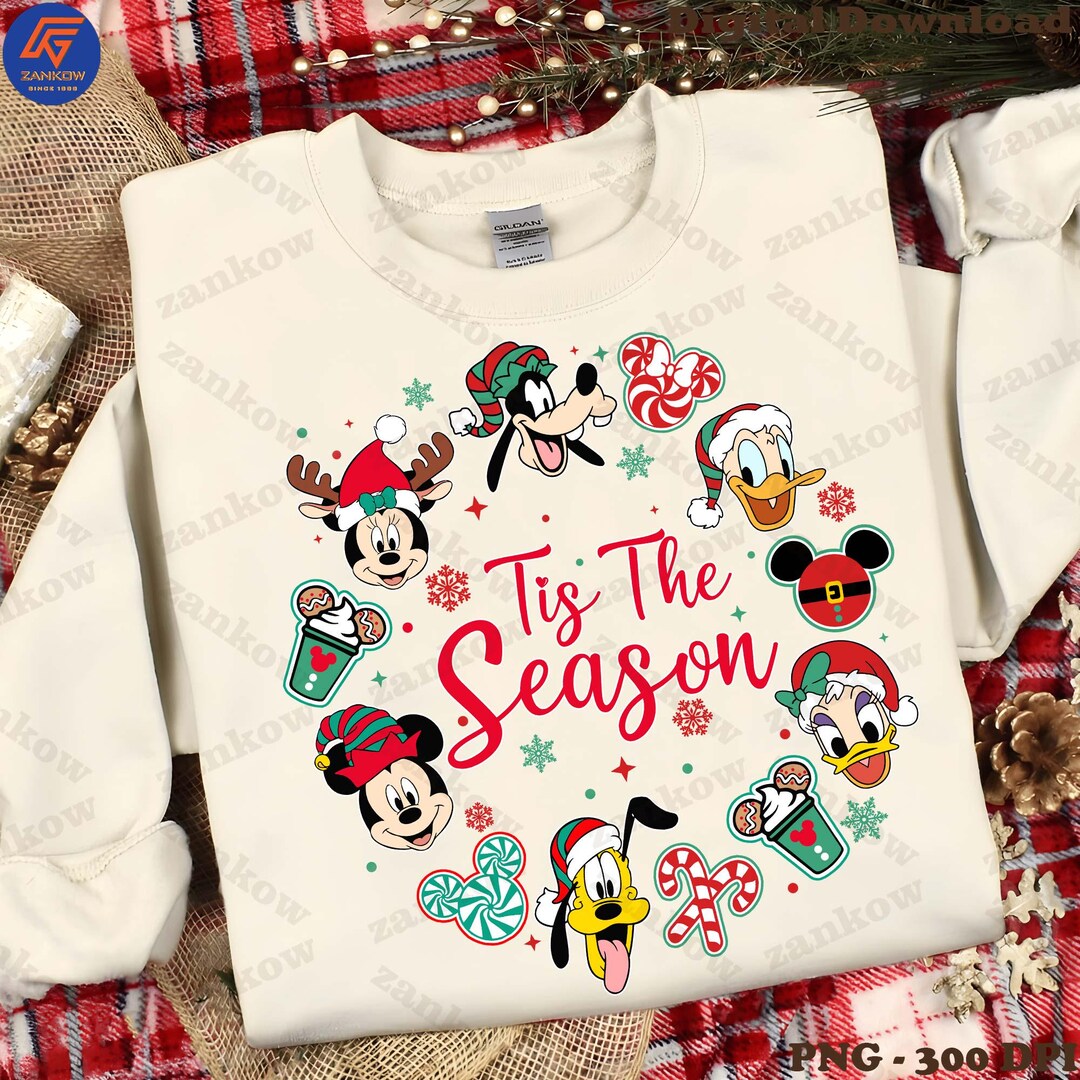 90s Christmas Cartoon Friends Png, Cute Cartoon Characters Pngtis the ...