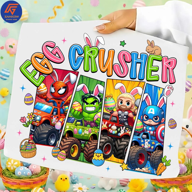 Monster Truck Egg Crusher PNG, Easter Day PNG, Spring Day Easter PNG ...
