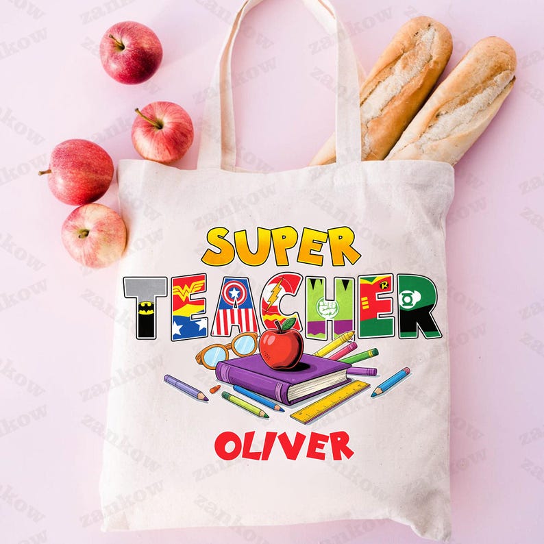 Custom Super Teacher Png, Personalized Teacher Name Hero Png, Teacher ...