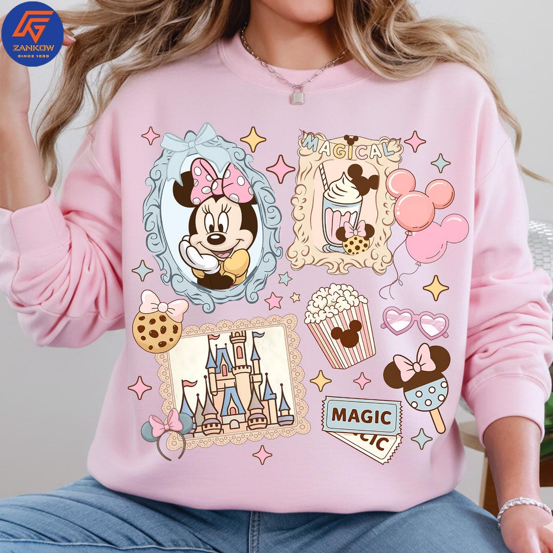 Meet Me on Main Street PNG, Magical Cartoon Stamps Design, Girl Trip ...