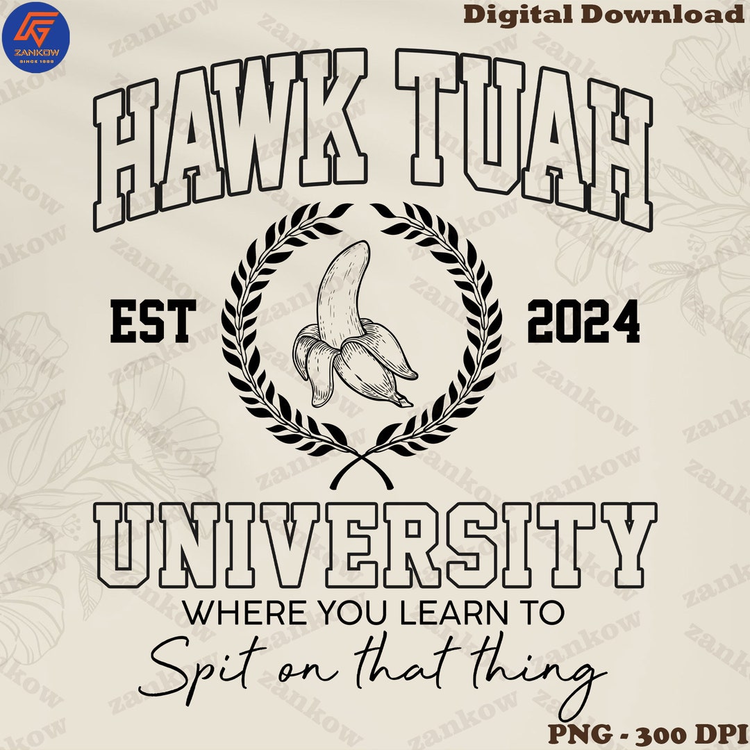 Hawk Tuah University Png, Viral Video Png, Funny Girl Png, Dê a eles ...