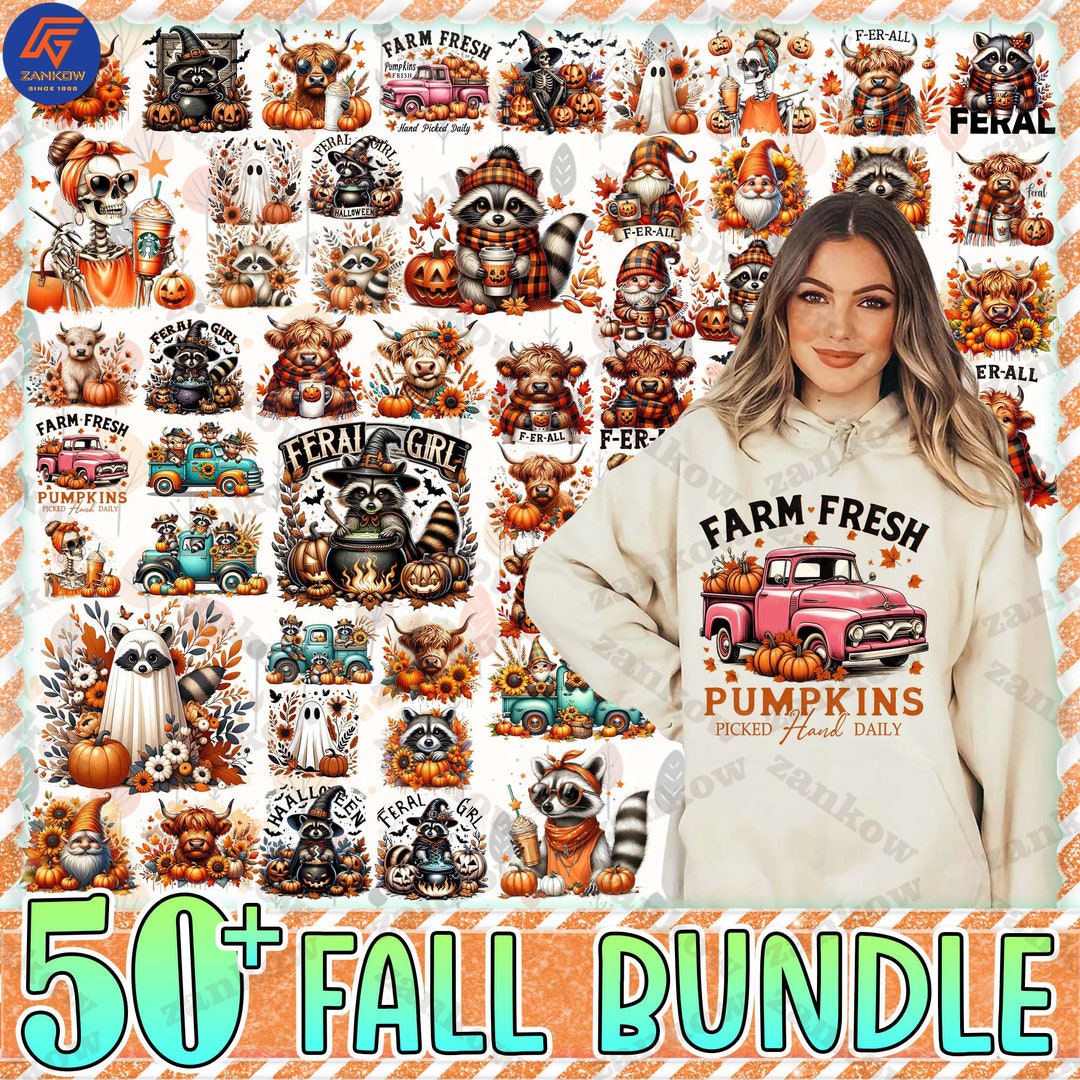 50+ Fall Retro Png, Fall Animal Png, Fall Vibes Png, Spooky Season Png ...