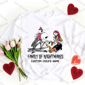 Personalized Family of Nightmares Bundle, Nightmare Png, Horror Dad Png ...