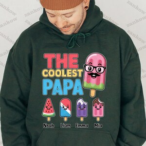 Personalized the Coolest Pop Papa Dad Png Bundle, Father’s Day Gift ...