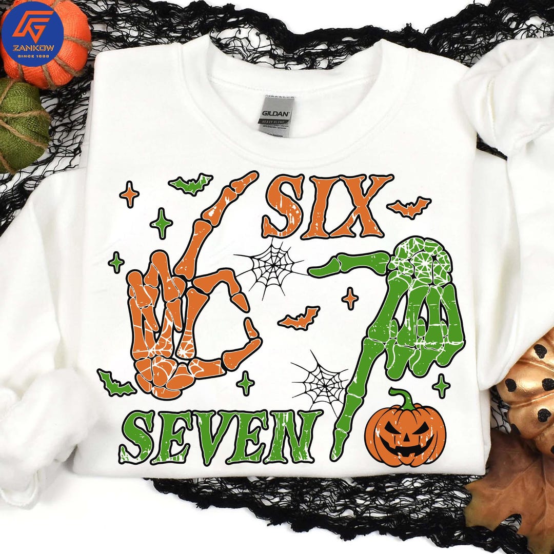 Funny Six Seven Meme Png, Viral Gen Z Meme Saying Png, Boy Girl 6 7 ...