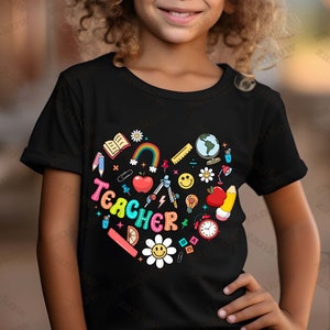 Teacher Appreciation Png, Teacher Life Shirt Design, Cute School ...