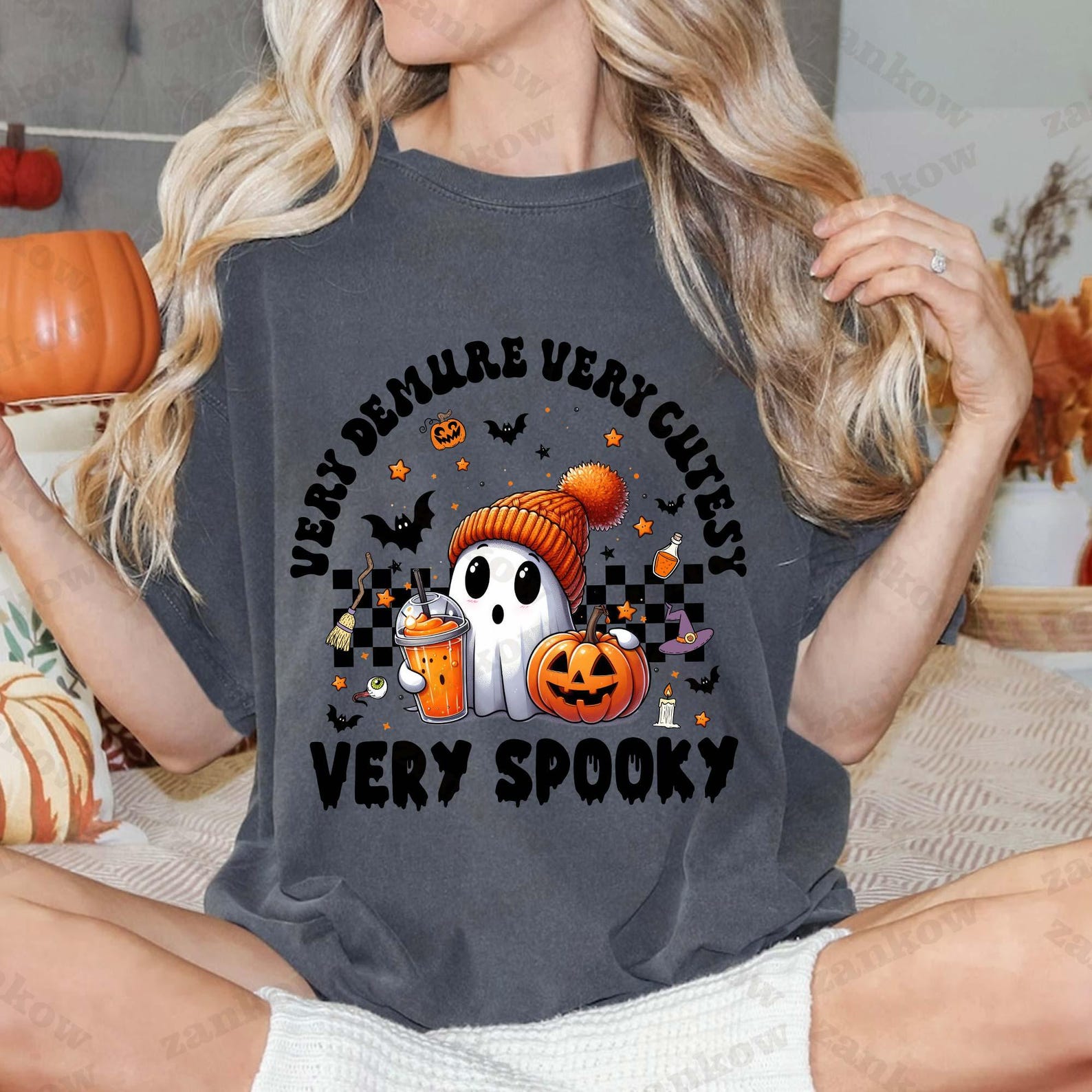 Halloween Ghost Png, Very Demure Png Spooky, Very Demure Very Cutesy ...