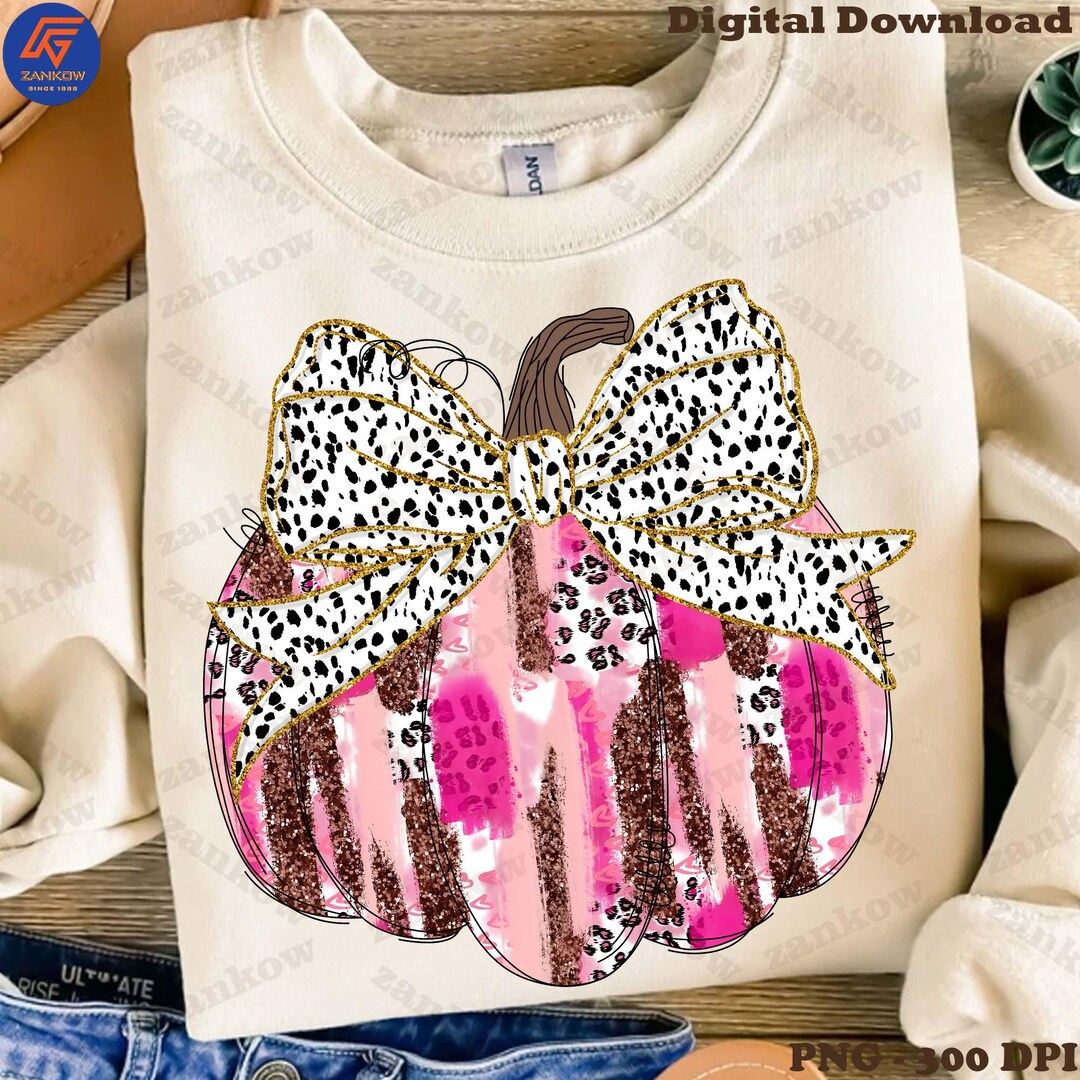 Breast Cancer Pumpkin Png, Fall Breast Cancer Png, in October We Wear ...