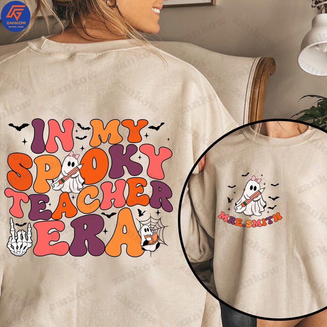 In My Spooky Teacher Era Png, Teacher Halloween Png, Spooky Teacher Png ...