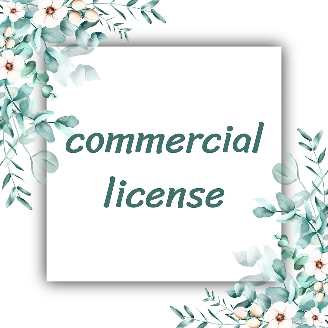 COMMERCIAL USE LICENSE - Etsy