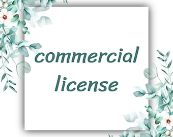 Commercial Use License - Etsy
