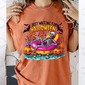 Just Waiting for Halloween Png, Cute Spooky Summer Halloween Png ...