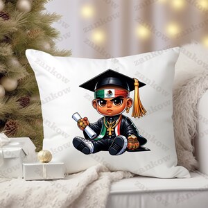 Boy Para Mi Familia Chicano Png Bundle, Graduation Chibi Style Png ...